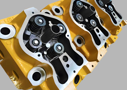 Cylinder head repair of gas engines